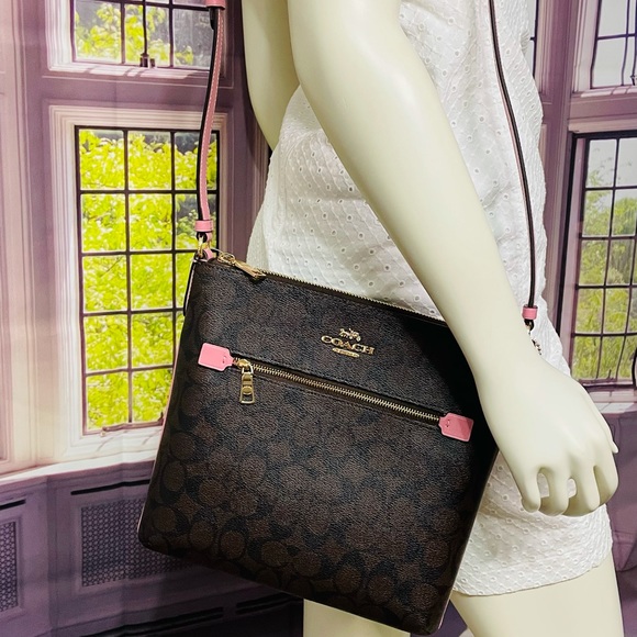 Coach | Bags | Nwt Coach Rowan File Bag In Signature Canvas | Poshmark